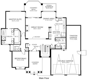 House Plans The Melrose - Custom Home Plans