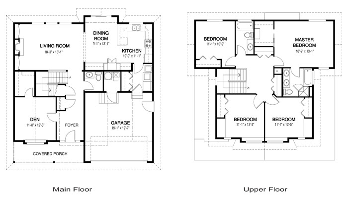 House Plans The Nicholson - Custom Home Plans