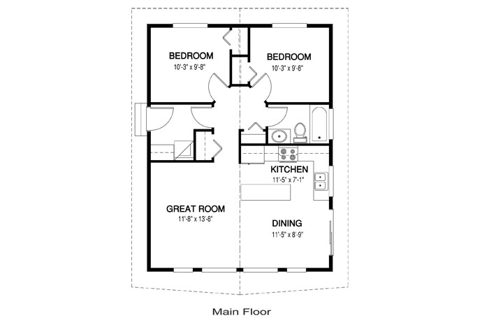 House Plans The Robin 2 - Custom Home Plans